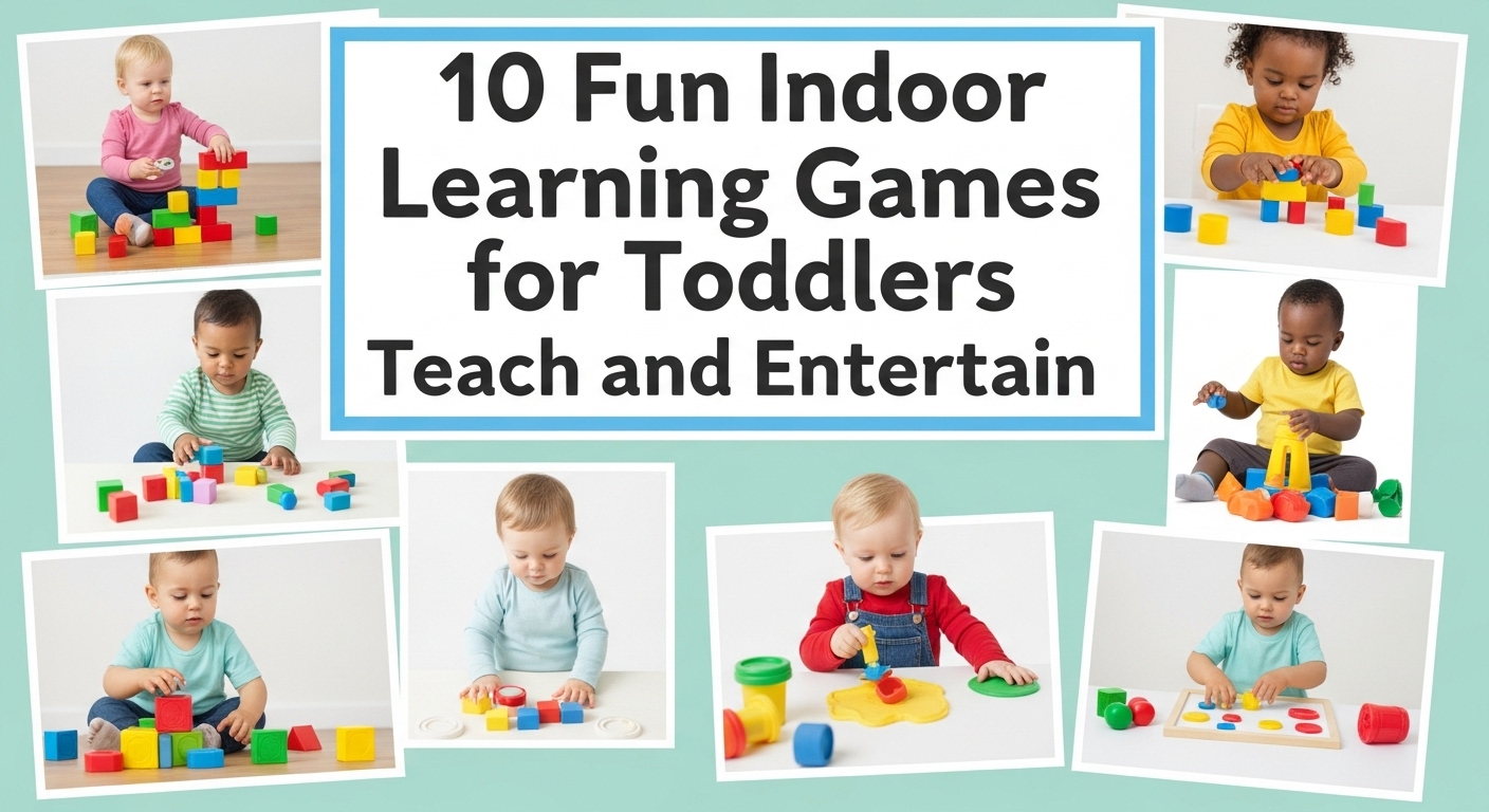 10 Fun Indoor Learning Games for Toddlers That Teach and Entertain