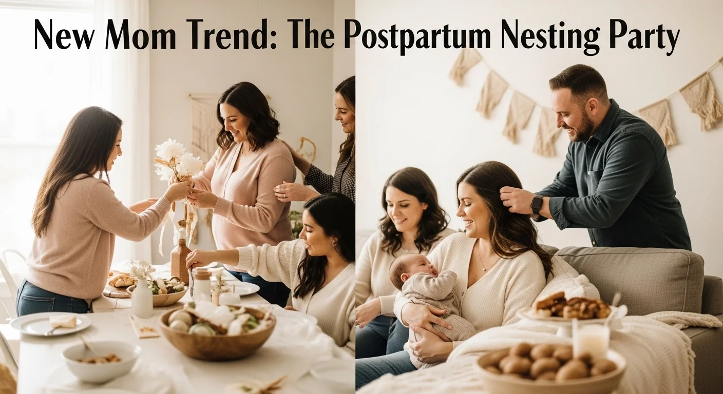 New Mom Trend: The Postpartum Nesting Party