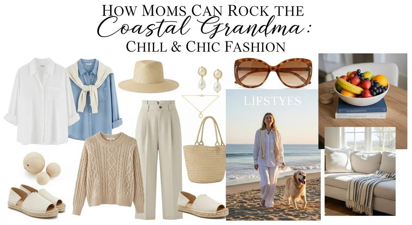 How Moms Can Rock the Coastal Grandma Aesthetic Style