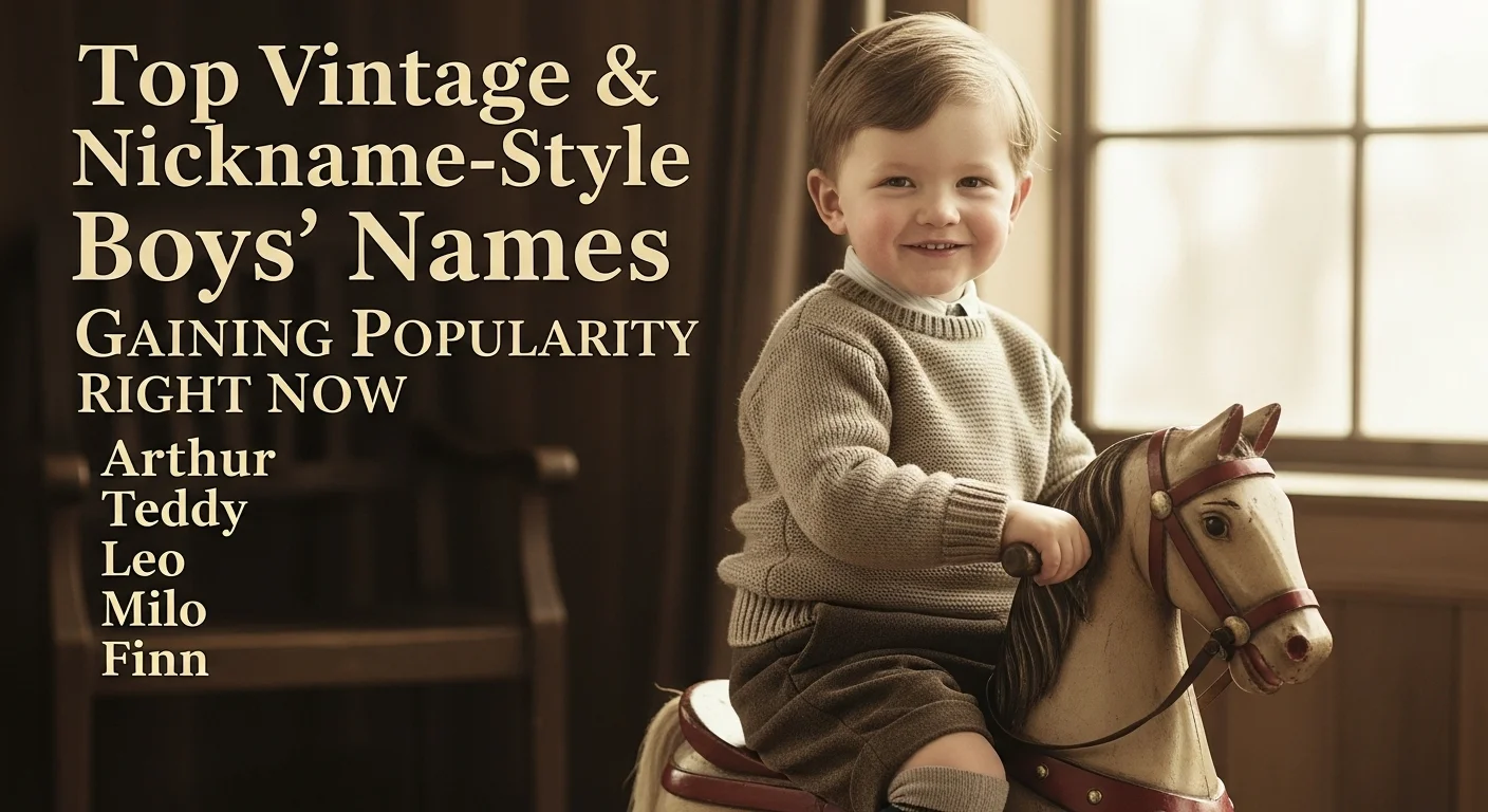 Top Vintage Boys Names & Nickname-Style Baby Boy Names