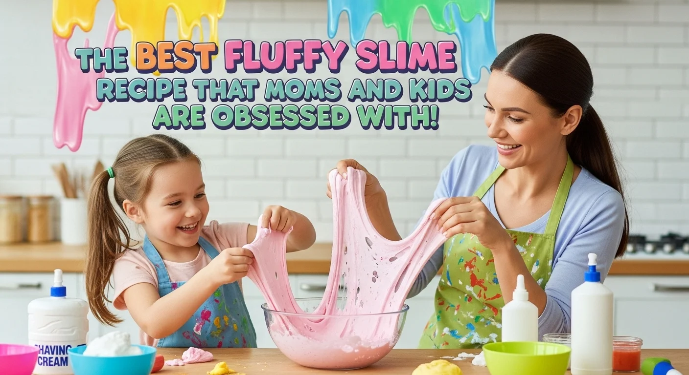 The Best Fluffy Slime Recipe – Easy, Mess-Free & Kid-Approved!